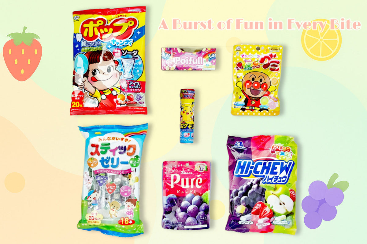 Colorful & Fruity: 7 Japanese Snacks That Kids Love – Dagashi-no-tatsujin